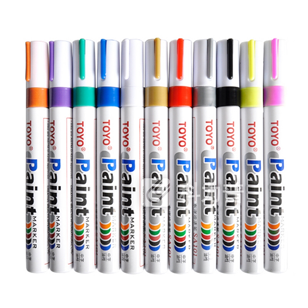 东洋 TOYO 油漆笔 SA-101 2.8mm (橙色) 12支/盒--中国中铁网上商城