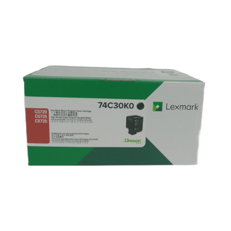 利盟 LEXMARK 碳粉盒 74C30k0 （黑色） 适用于利盟CCX725de-融创集采商城