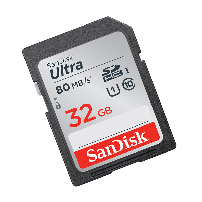 闪迪 SanDisk SD存储卡 C10 SDSDUNC-032G-ZN6IN 32GB 至尊高速SDHC UHS-I Class10-80M ...